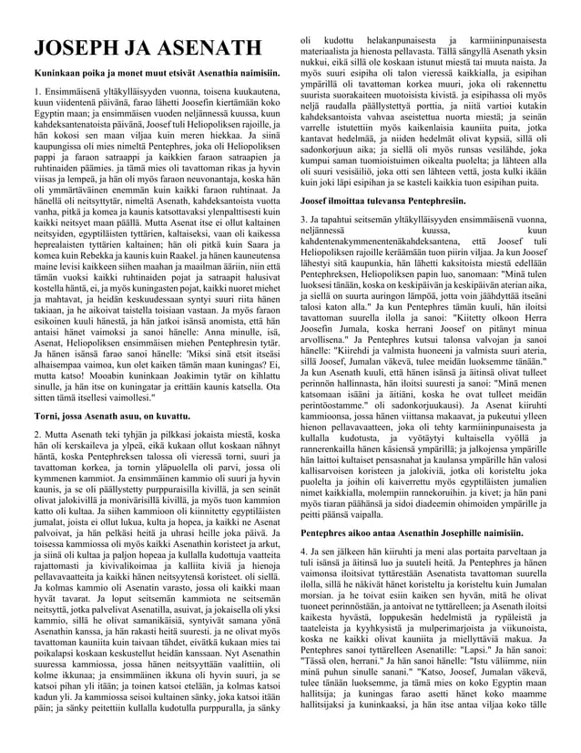 Finnish - Joseph and Asenath by E.W. Brooks.pdf
