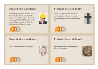 The dos and the donts in Finland | PDF