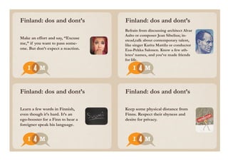 Finnish dos and donts | PDF