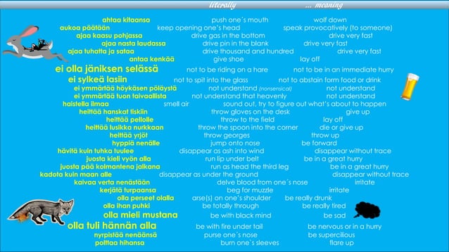 Finnish expressions | PDF