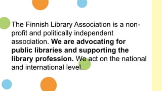Finnish Library Association | PPT