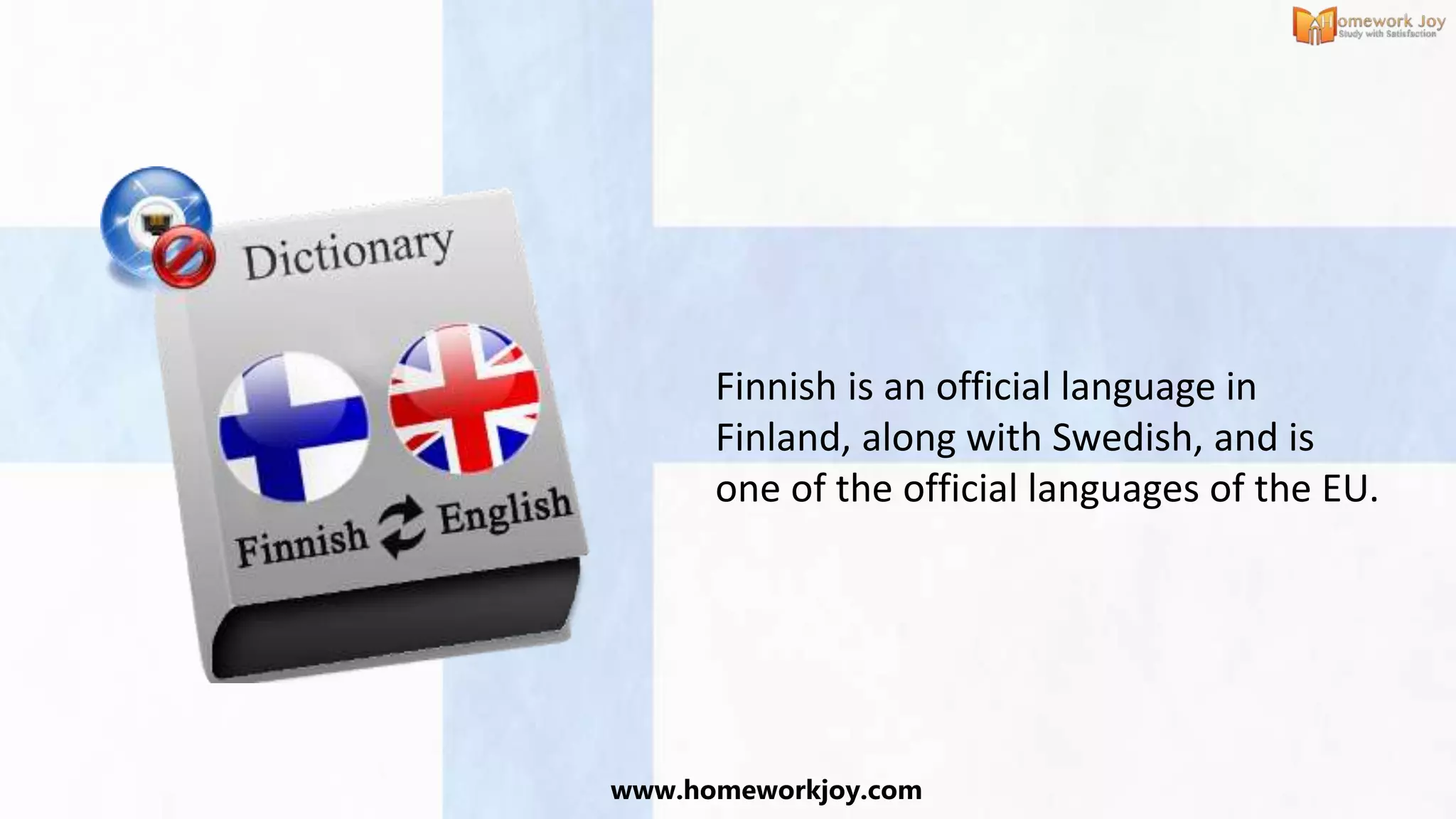 LEARN THE INTERESTING ASPECTS OF FINNISH LANGUAGE | PPTX