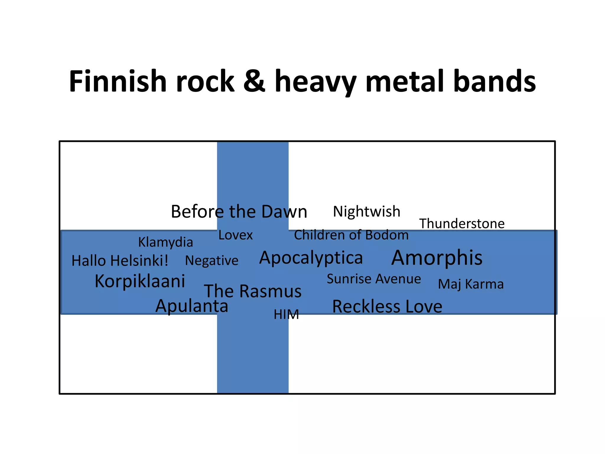 Finnish rock & heavy metal bands | PPTX