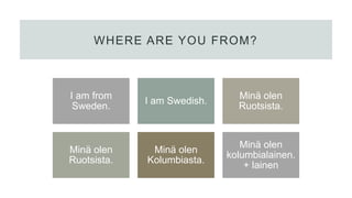 Finnish – the most difficult language in the | PPTX