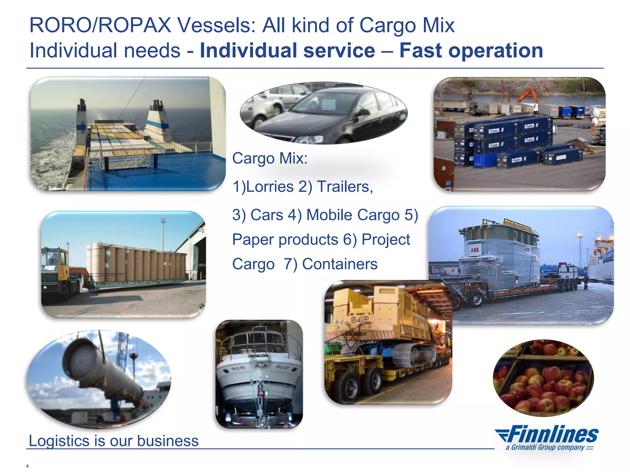 Finnlines group cargo systems renewal -project | PPT
