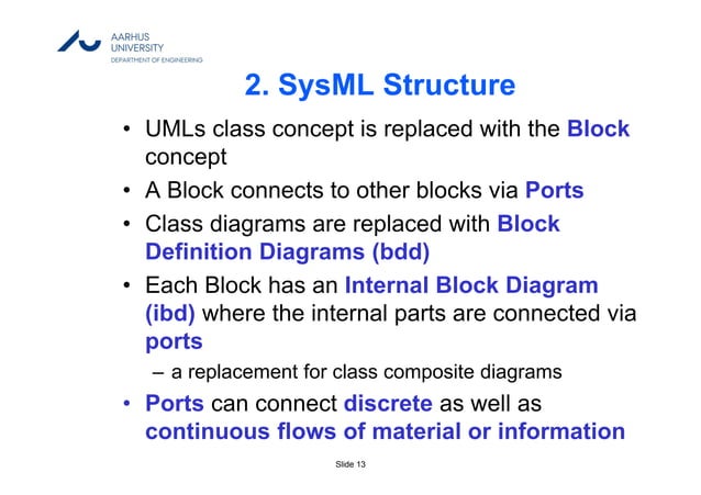 Introduction to SysML af Finn Overgaard Hansen, AU | PDF | Computing | Technology & Computing