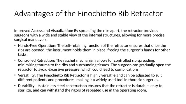 Finochietto Rib Retractor .. , | PPTX