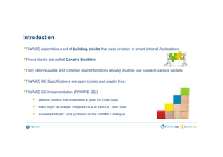 FIWARE Generic Enablers introduction | PDF