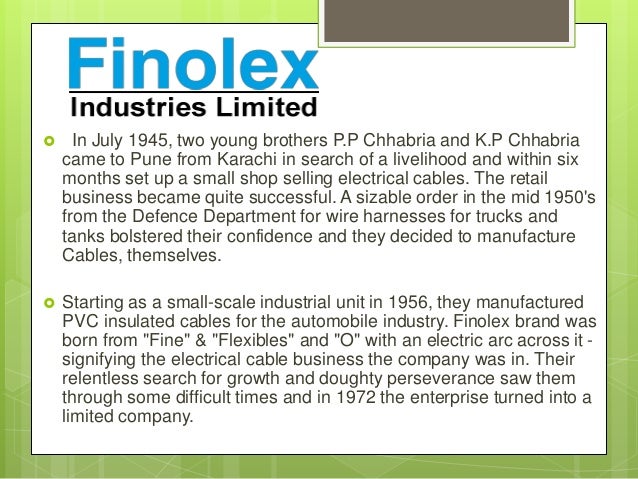 Finolex Cables - Alchetron, The Free Social Encyclopedia