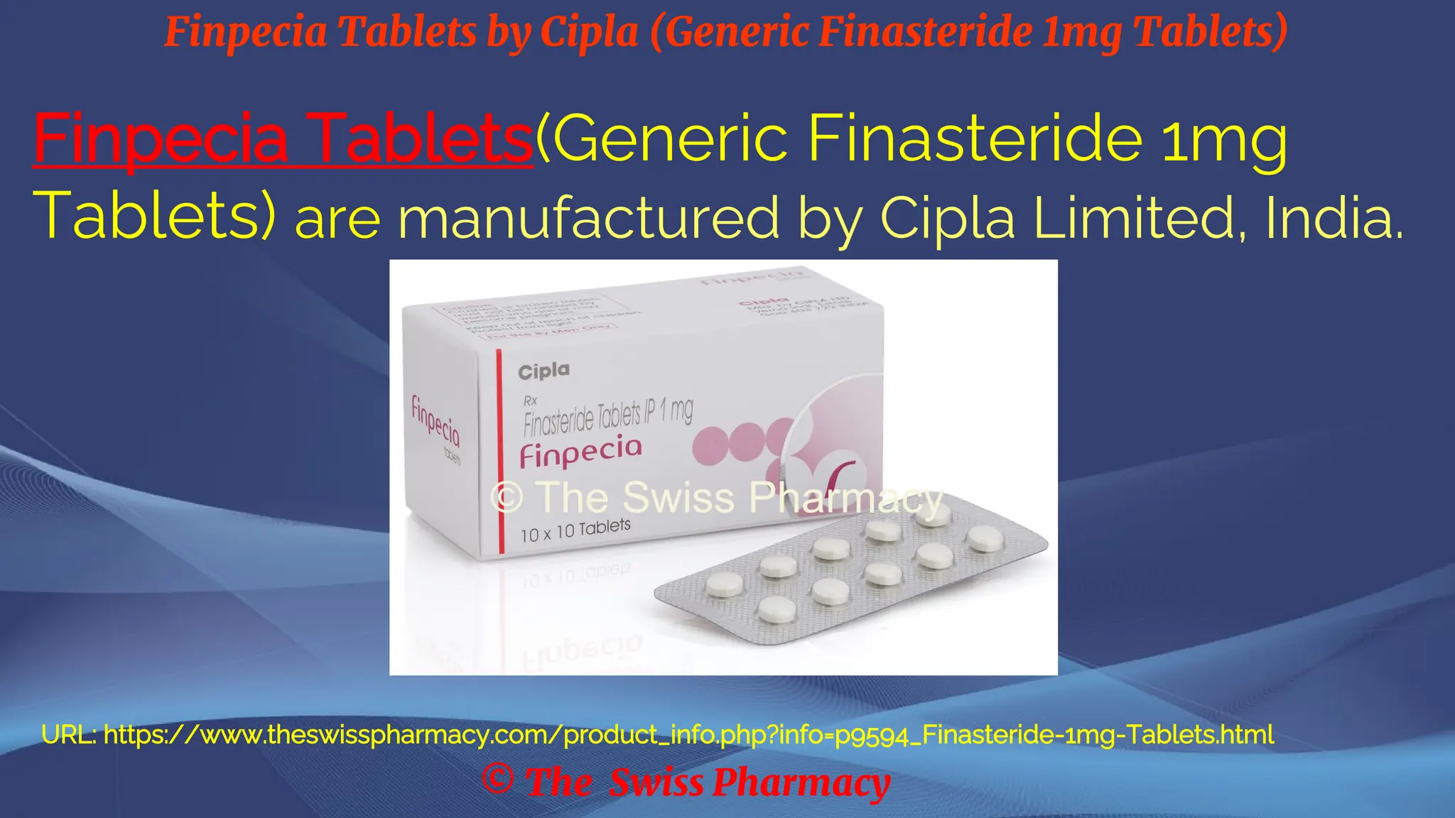 Finpecia Tablets by Cipla (Generic Finasteride 1mg Tablets) | PDF