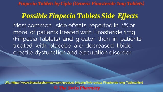 Finpecia Tablets by Cipla (Generic Finasteride 1mg Tablets) | PDF ...
