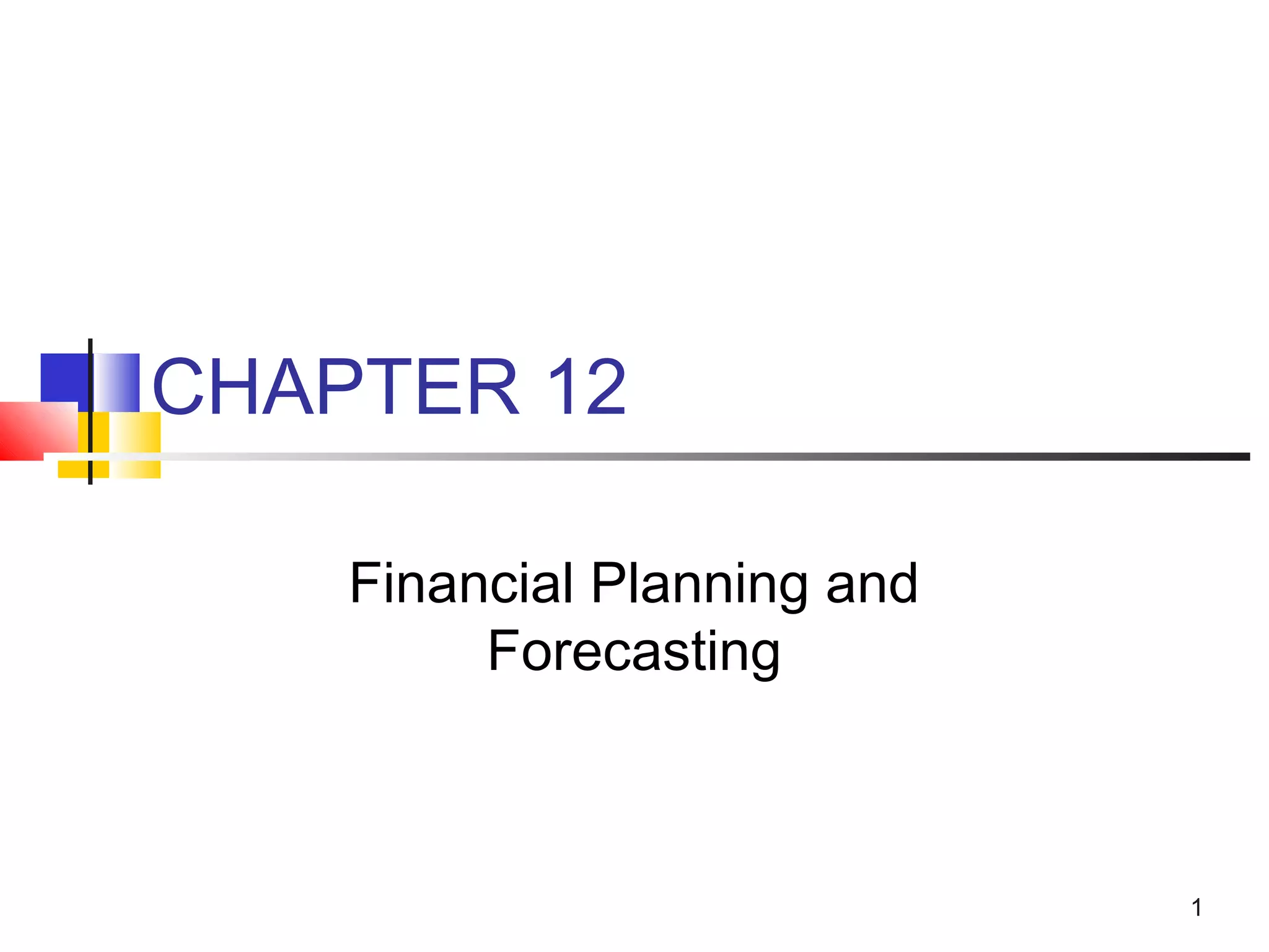 Financial planning & forecasting | PPT