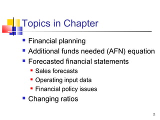 Financial planning & forecasting | PPT