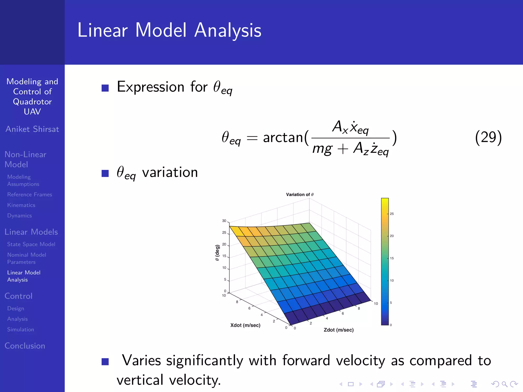 Modeling and control of a Quadrotor UAV | PDF