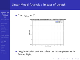 Modeling and control of a Quadrotor UAV | PDF