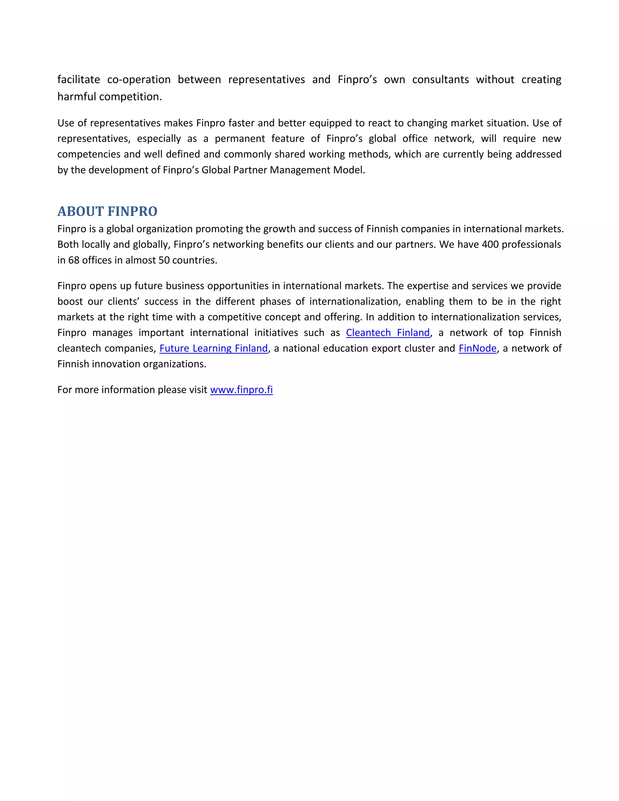 Finpro markus ranne partner network white paper | PDF