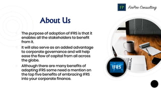 The 5 Benefits of IFRS | PPT
