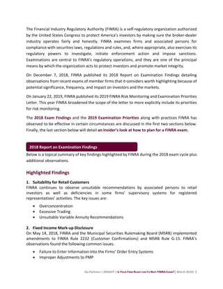 FINRA EXAMINATIONS | PDF