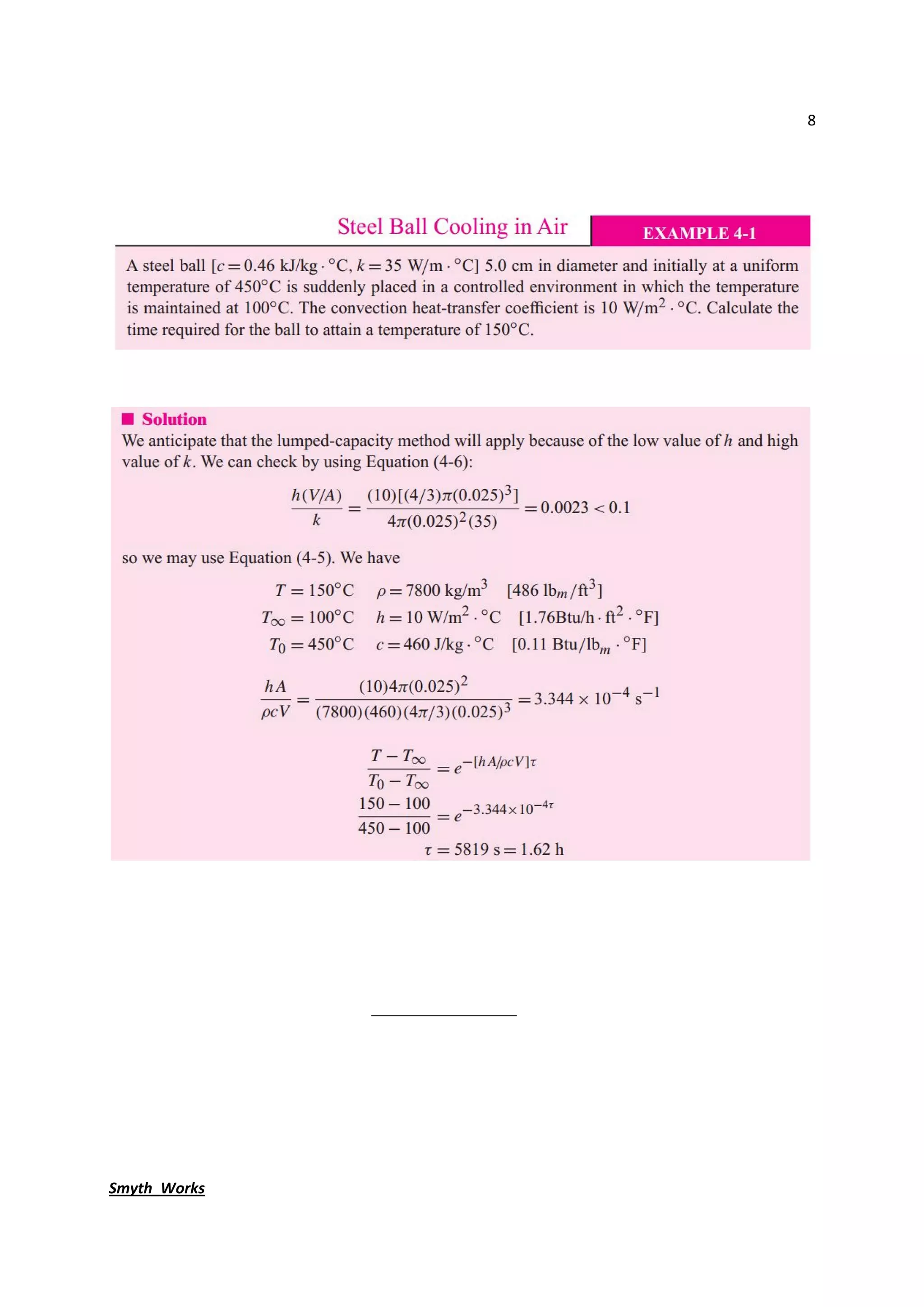 Fins equation & lumped heat capacity system | PDF