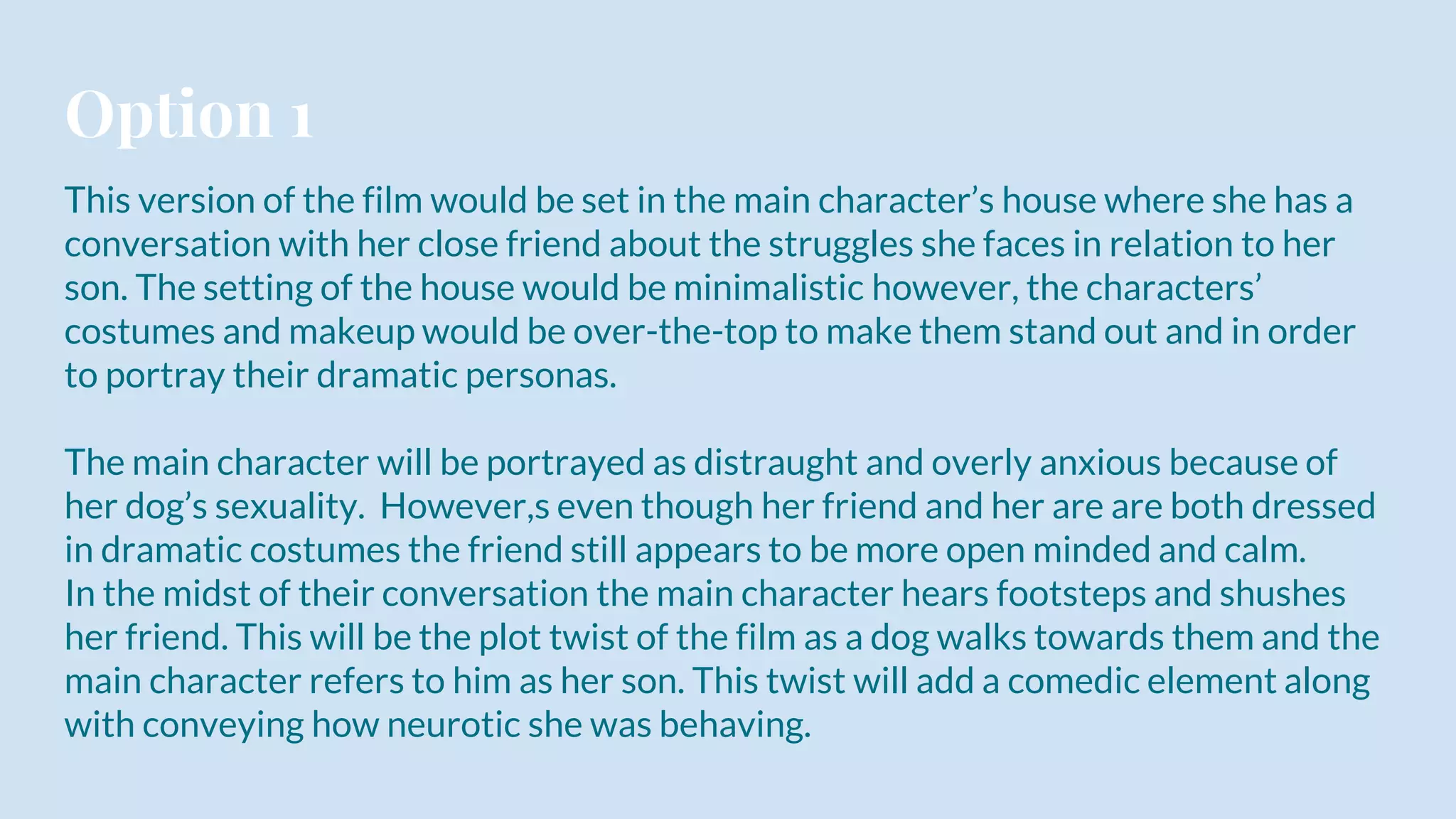 Short Film Story Idea Development | PPTX