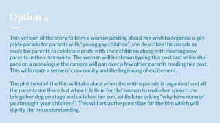 Short Film Story Idea Development | PPTX