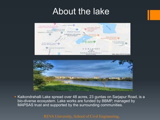 RECONSTRUCTION OF LAKES | PPTX