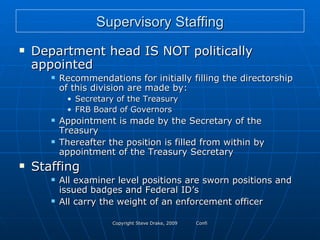 Financial Services Oversight Realignment | PPT | Financial Regulation ...