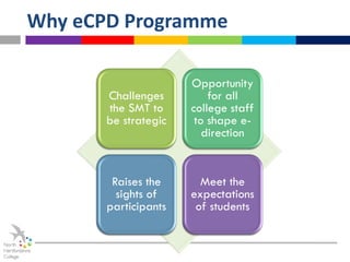 A Whole Organisational Approach to eCPd | PPT
