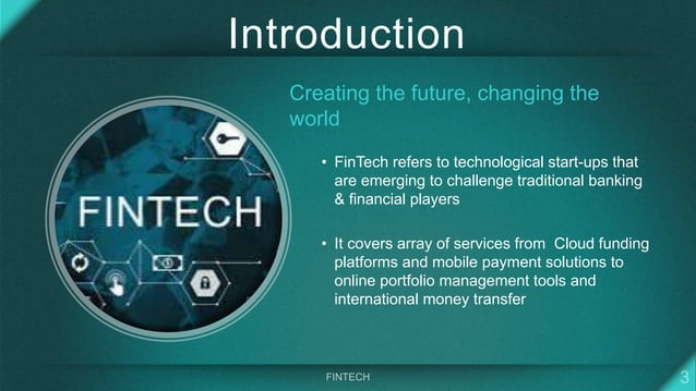 Impact of fin-tech or financial technology | PPTX