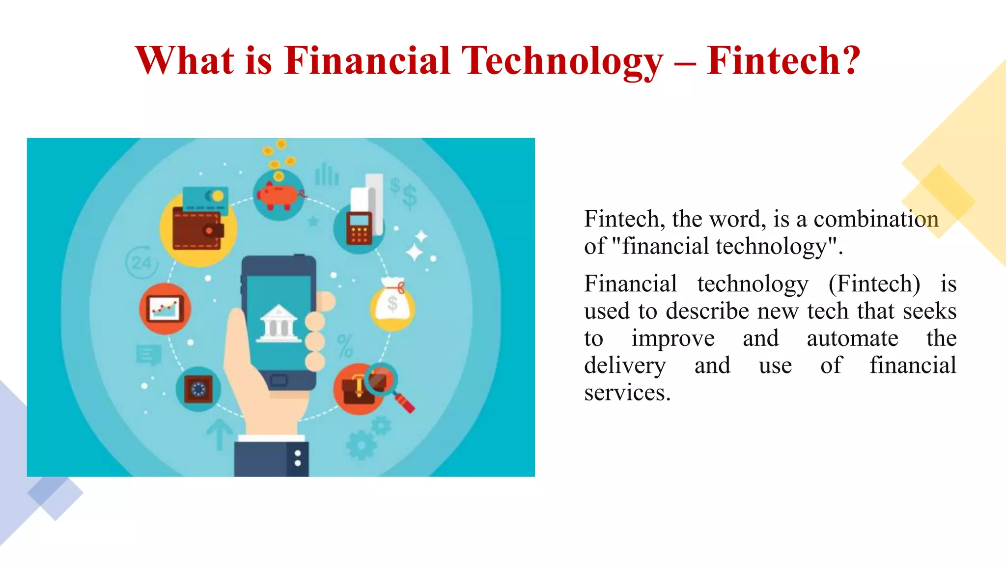 Fintech. | PPTX