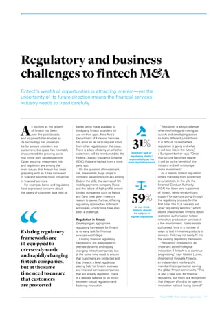 Fintech M&A: From threat to opportunity | PDF | Financial Industry ...