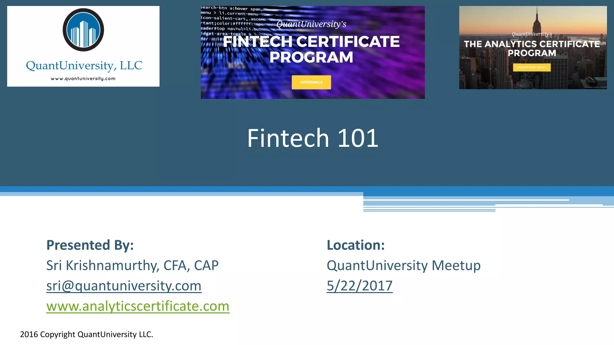 Fintech 101 | PPT