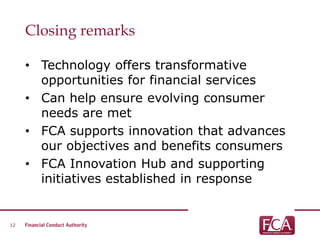 Regulatory sandbox and financial innovation hub – case FCA, UK | PDF