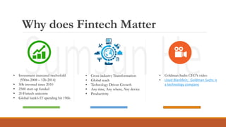 Fintech: A Job, Career or your Vision? | PDF | Business Banking & Finance | Business