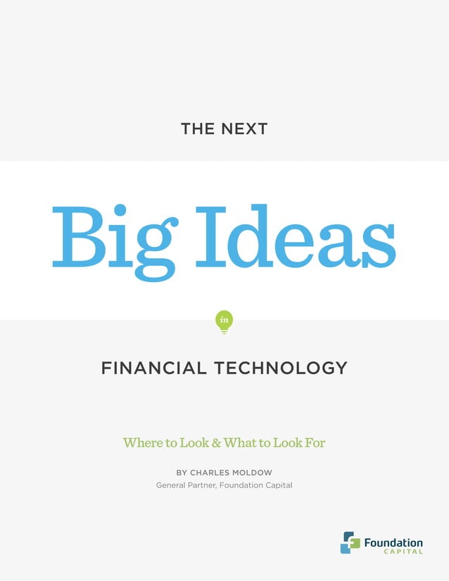 Big Ideas in Financial Technology | PDF