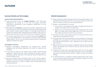 FinTech 2018 Study by Clairfield | PPT