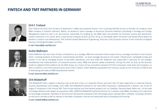 FinTech 2018 Study by Clairfield | PPT