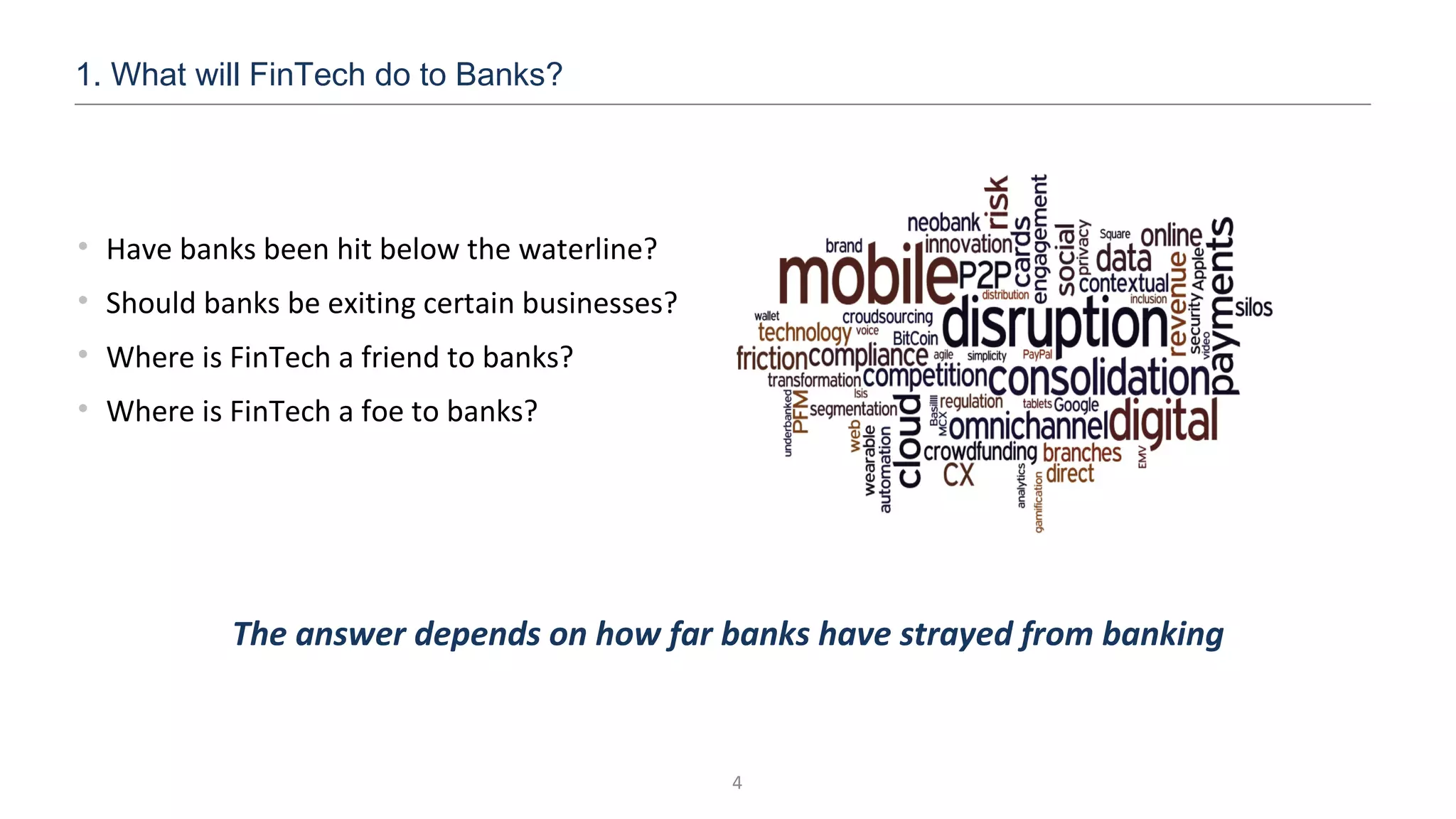 FinTech and Banking - Friend or Foe? | PPT
