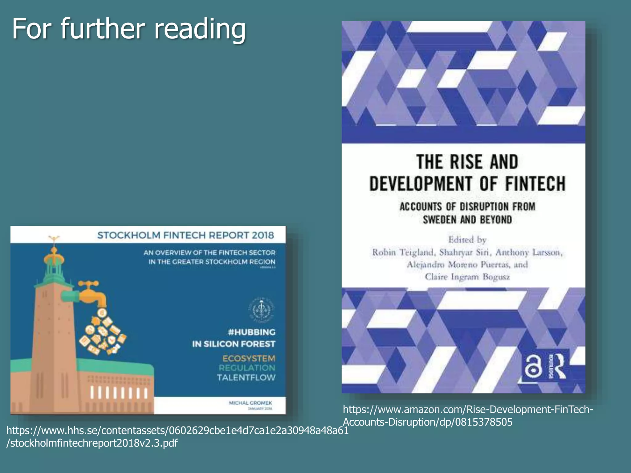 FinTech and Ecosystems | PPTX