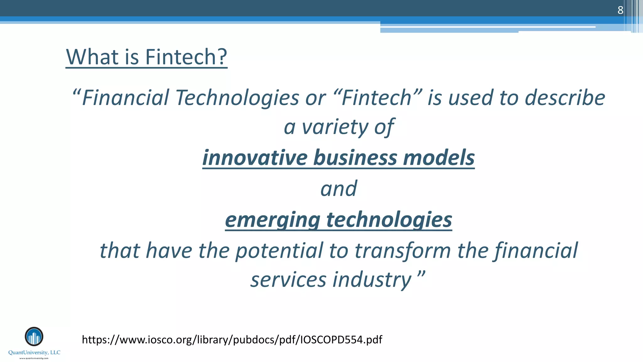 Fintech introduction | PDF