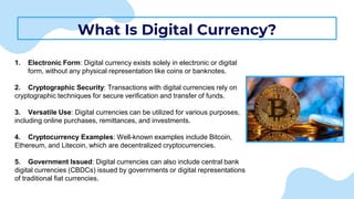RBI's Role in promoting digital currency | PPT