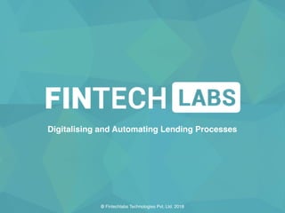 FinTechLabs Company Profile | PPT