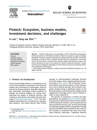 Fintech paper | PDF