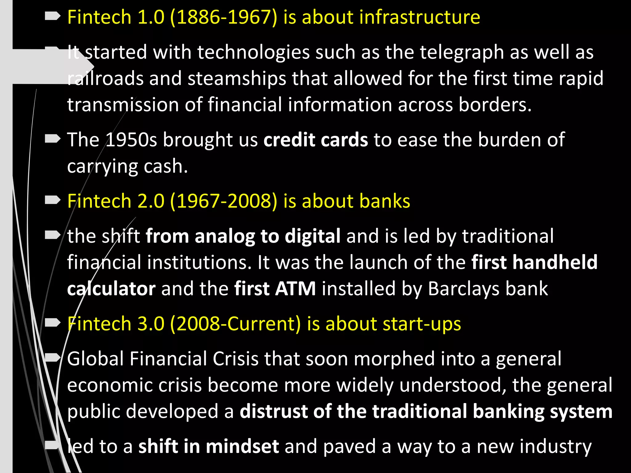 Financial Technology (Fintech) | PPTX