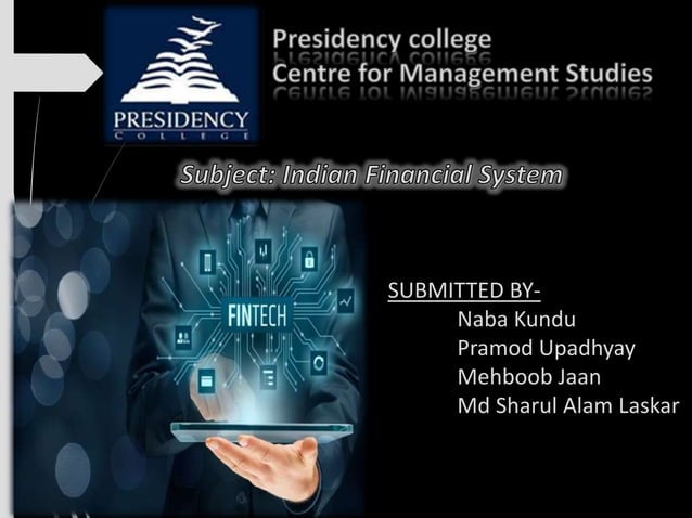 Financial Technology (Fintech) | PPTX