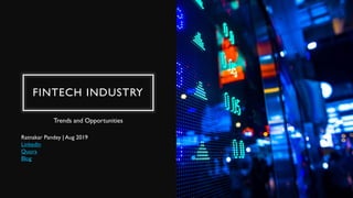 Fintech Overview and Growth Drivers | PPT