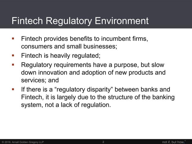 Fintech regulations presentation | PDF