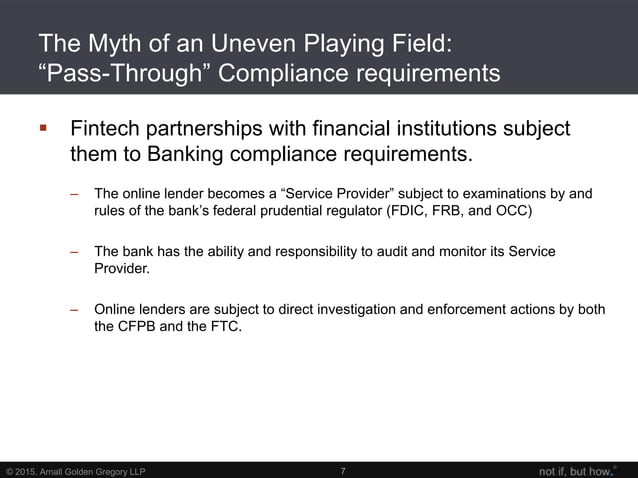 Fintech regulations presentation | PDF