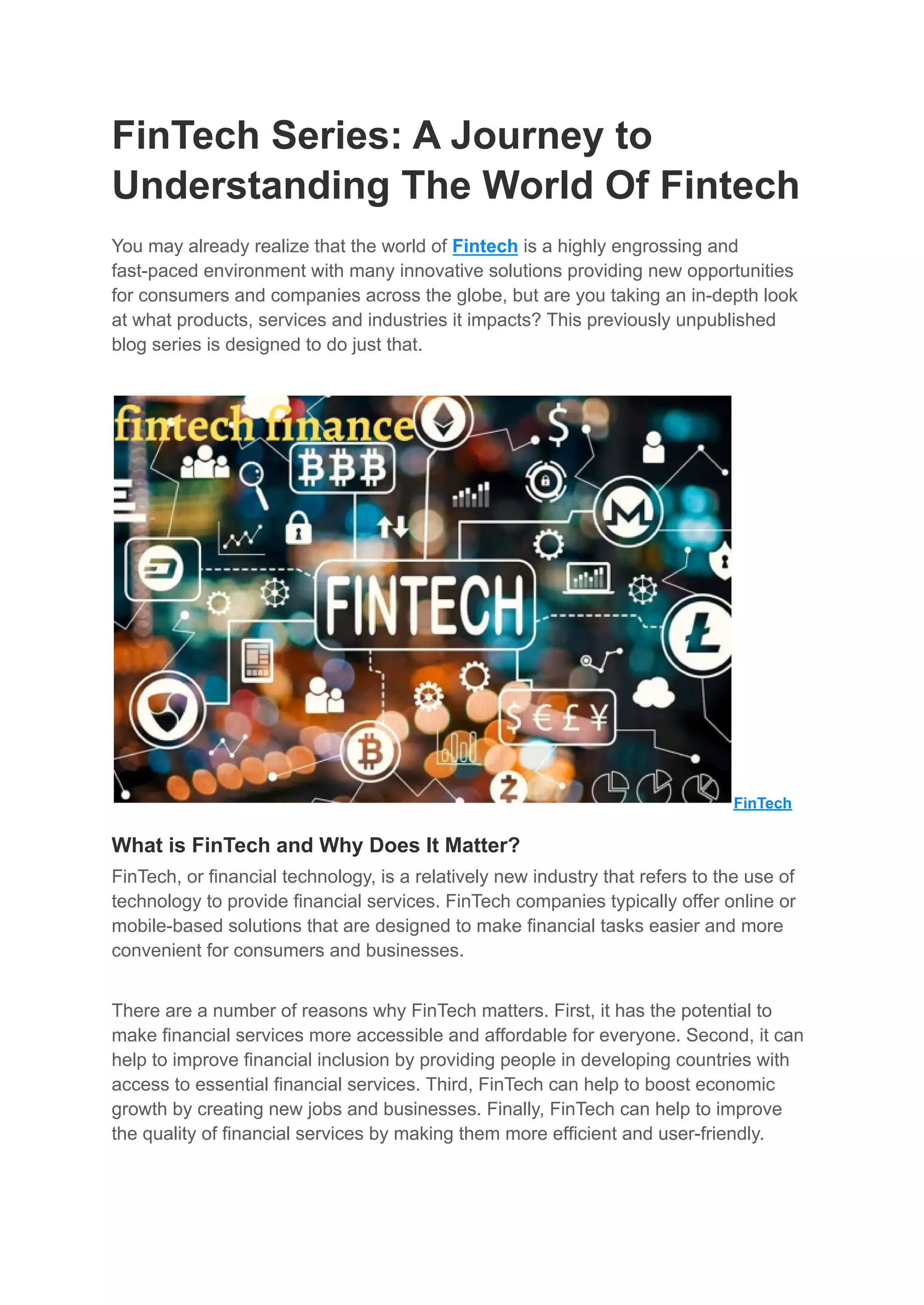 FinTech Series_ A Journey to Understanding The World Of Fintech.pdf