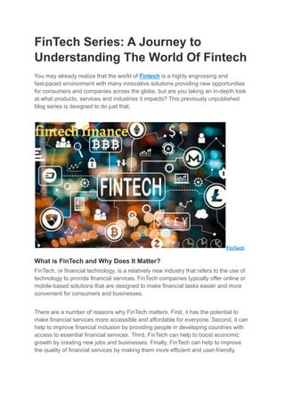 FinTech Series_ A Journey to Understanding The World Of Fintech.pdf